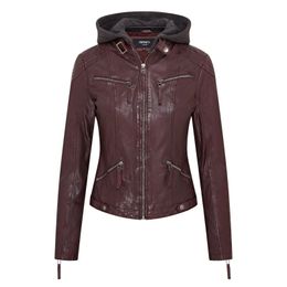 Klassische Bikerjacke mit Kapuze f�r Damen - Brazzaville