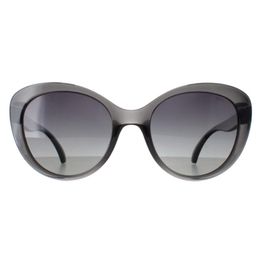 INVU Cat Eye Womens Transparent Grau Grau Polarisiert B2041