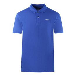 Aquascutum Markenlogo Einfarbig K&ouml;nigsblau Polo-Shirt