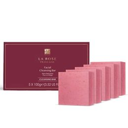 Dr. Botanicals Dr Botanicals La Rose Fran&ccedil;aise Gesichtsreinigung Bar (5er Pack) 100g x 5