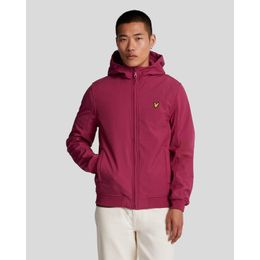 Lyle & Scott Lyle & Scott � Softshelljacke mit Fleecer�ckseite, Burgunderrot