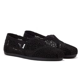 Toms Shoes TOMS Apargata Crochet Damen Schwarz Espadrilles
