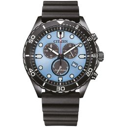 Citizen Of Sporty Aqua Herren Armbanduhr Schwarz AT2567-18L