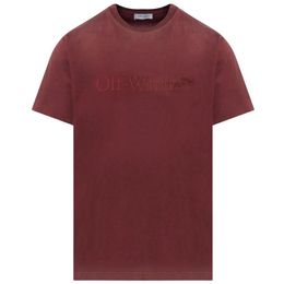 Off-White Laundy Slim Fit T-Shirt mit p&uuml;riertem K&uuml;rbis