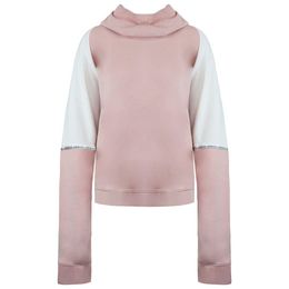 Under Armour Unstoppable Langarm-Kapuzenpullover mit Doppelstrickmuster f&uuml;r Damen in &Uuml;bergr&ouml;&szlig;e