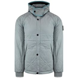 Weekend Offender Weekend -T&auml;ter Retro 80er Jahre Manilla Mens Ice Blue Jacket