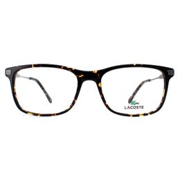 Lacoste Rectangle Herren Braun Dunkel Havanna Gl&auml;ser