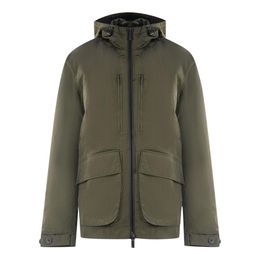 Lyle & Scott Lyle & Scott Schlichte Jacke mit gr&uuml;ner Kapuze