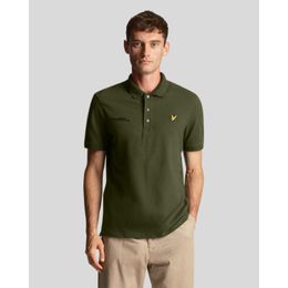 Lyle & Scott Men's Lyle and Scott Plain Polo Shirt Co-Ordinates Print in olive