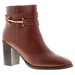 Ted Baker Damenstiefel Anisea Leder Blockabsatz Tan