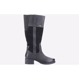 Hush Puppies Samara Damenstiefel Aus Schwarzem Wildleder