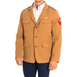La Martina Herrenjacke in normaler Passform mit Reverskragen TMJE30-TW412