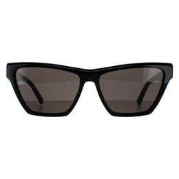 SAINT LAURENT Cat Eye Damen Schwarz Schwarze Sonnenbrille