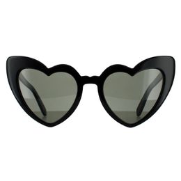 SAINT LAURENT Cat Eye Damen Schwarz Grau Sonnenbrille