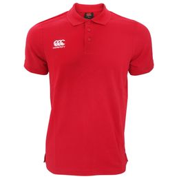 Canterbury Herren Waimak Kurzarm Pique Polo Shirt (Rot)