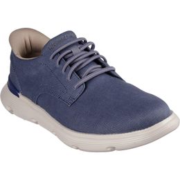 Skechers Garza Clive Herrenschuhe aus Baumwolle in Blau mit Schn&uuml;rung