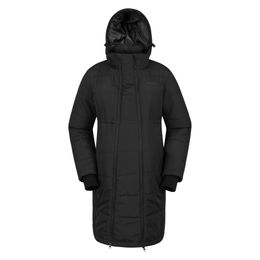 Mountain Warehouse Womens/Ladies Amethyst Long Maternity Padded Jacket (Schwarz)