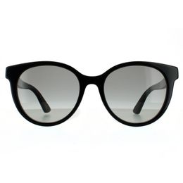 Gucci Runde Frauen Schwarz Grau Gradient Sonnenbrille