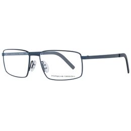 Porsche Design Rechteckige Herrenbrille blau