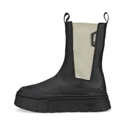 Puma Mayze Stack Chelsea Damen schwarze Stiefel