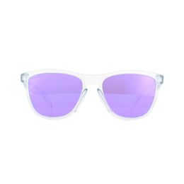 Oakley Square Unisex poliert klar Prizm violett Sonnenbrille