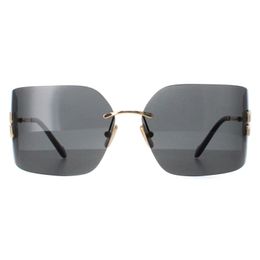 Miu Miu MU54YS 5AK5S0 gold dunkelgrau Sonnenbrille