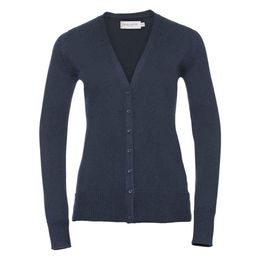 Russel Athletic Russell Collection - Strickjacke V-Ausschnitt f&uuml;r Damen (Dunkelblau)