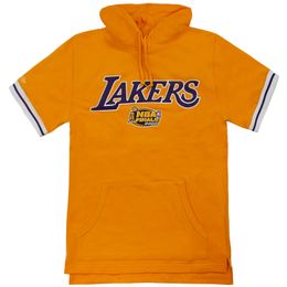 Mitchell & Ness Mitchell & Ness La Lakers NBA Franz&ouml;sisch Terry Mens Hooded T-Shirt