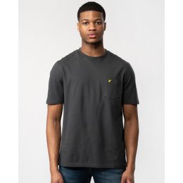 Lyle & Scott Lyle & Scott, schlichtes Piqu&eacute;-T-Shirt mit Tasche f&uuml;r Herren