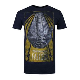 Star Wars - T-shirt MILLENNIUM FALCON - Homme (Bleu marine)