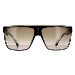 Carrera Shield Unisex Sonnenbrille Schwarz Gold Braun Gradient