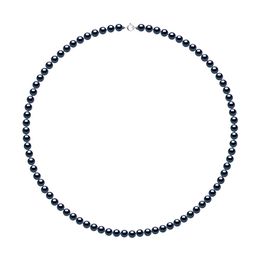 DIADEMA - Halskette - Echte S&uuml;&szlig;wasserperlen - Schwarzer Tahitian Style