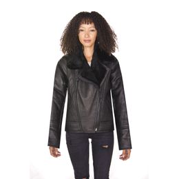 Damen B3 Fliegerjacke aus Schafsleder-Bergamo