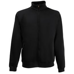 Fruit of the Loom Herren Premium 70/30 Sweatjacke / Sweatshirt-Jacke / Sweatshirt mit Rei&szlig;verschluss (Schwarz)
