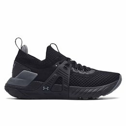 Under Armour Under Armor Project Rock 4 Black Womens Trainer