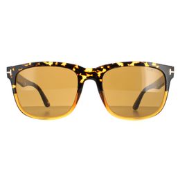 Tom Ford Rectangle Herren Havanna Braun Stephenson FT0775