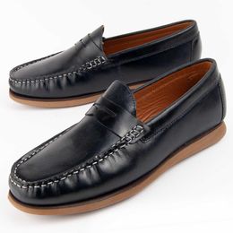 Purapiel Mokassin Mocca7 Blau