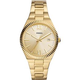 Fossil Scarlette Gold Damen Armbanduhr ES5299