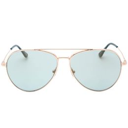 Tom Ford Ft0996 28X glanzende Rosegold-Sonnenbrille