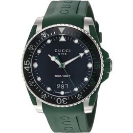 Gucci YA136310 Dive Schwarzes Zifferblatt Herrenuhr