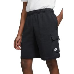Nike Club Herren-Cargoshorts in Schwarz
