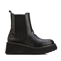 Rocket Dog Heyday Platform Chelsea Boots f&uuml;r Damen in Schwarz