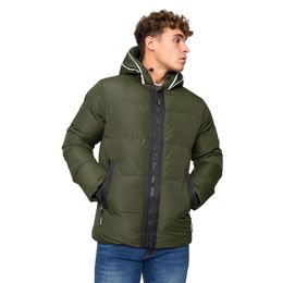 CrossHatch - "Sandbox" Jacke mit Kapuze f&uuml;r Herren (Oliv)
