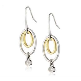 Orphelia Damen-Ohrh&auml;nger Sterling-Silber 925, Silber/Gold, ZO-5705