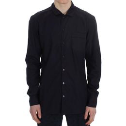 Dolce & Gabbana Dolce & Gabbana Herren Lila Gestreiftes Baumwoll-Pyjama Lounge-Shirt