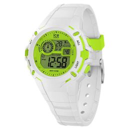 Ice Watch Ice Digit Explorer - Wei&szlig;e Limette Damenwei&szlig;uhr 024004
