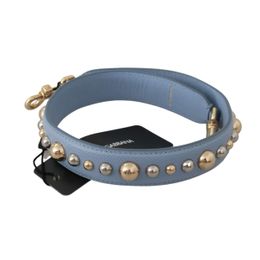 Dolce & Gabbana Dolce & Gabbana Blue En cuir &agrave; main Accessoire &eacute;paule