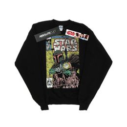Star Wars Mens Boba Fett Comic Sweatshirt (Noir)