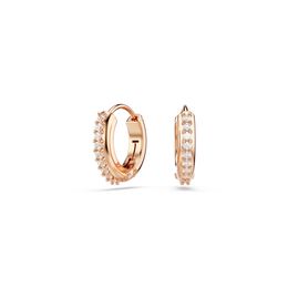 Swarovski 'Matrix' Damen Goldplattierte Metall-Hoops Ohrringe - Rose 5690669