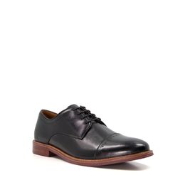Dune Savion Leder-Herrenschuhe In Schwarz-Oxford-Stil